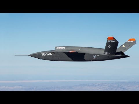 Maiden Flight of U.S. Air Force's Kratos XQ-58A Valkyrie UAV Demonstrator
