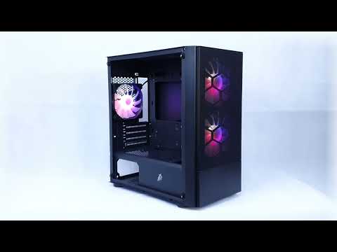 1st Player X4-M Mesh Mid Tower Black Micro-ATX Casing Price in BD | RYANS