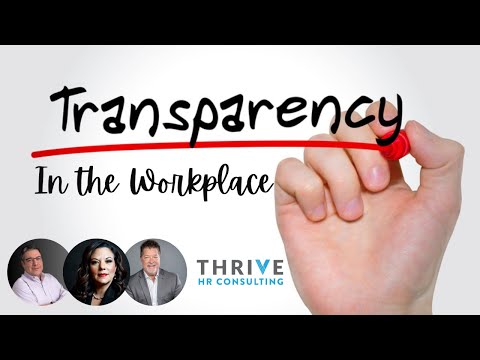Transparency in the Workplace