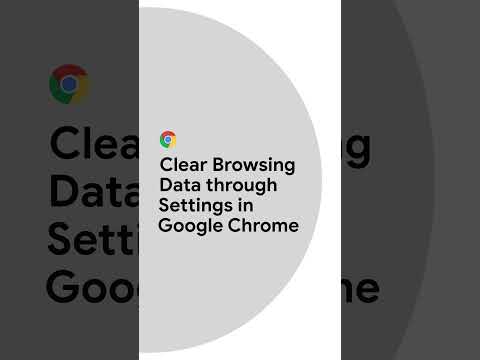 Clear Browsing Data through Settings in Google Chrome #Shorts
