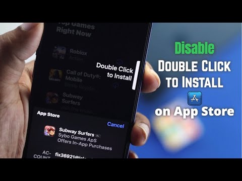 Disable Double Click to Install iPhone! [iOS]
