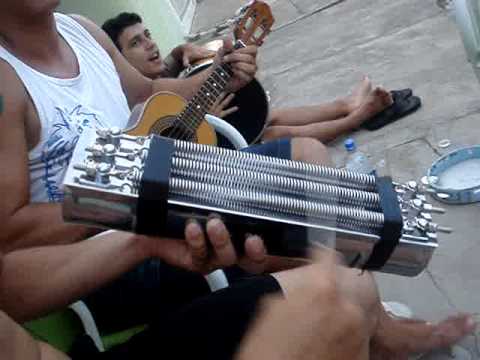 Brazilian Handmade Reco Reco 3 springs Chromed Steel | Reverb