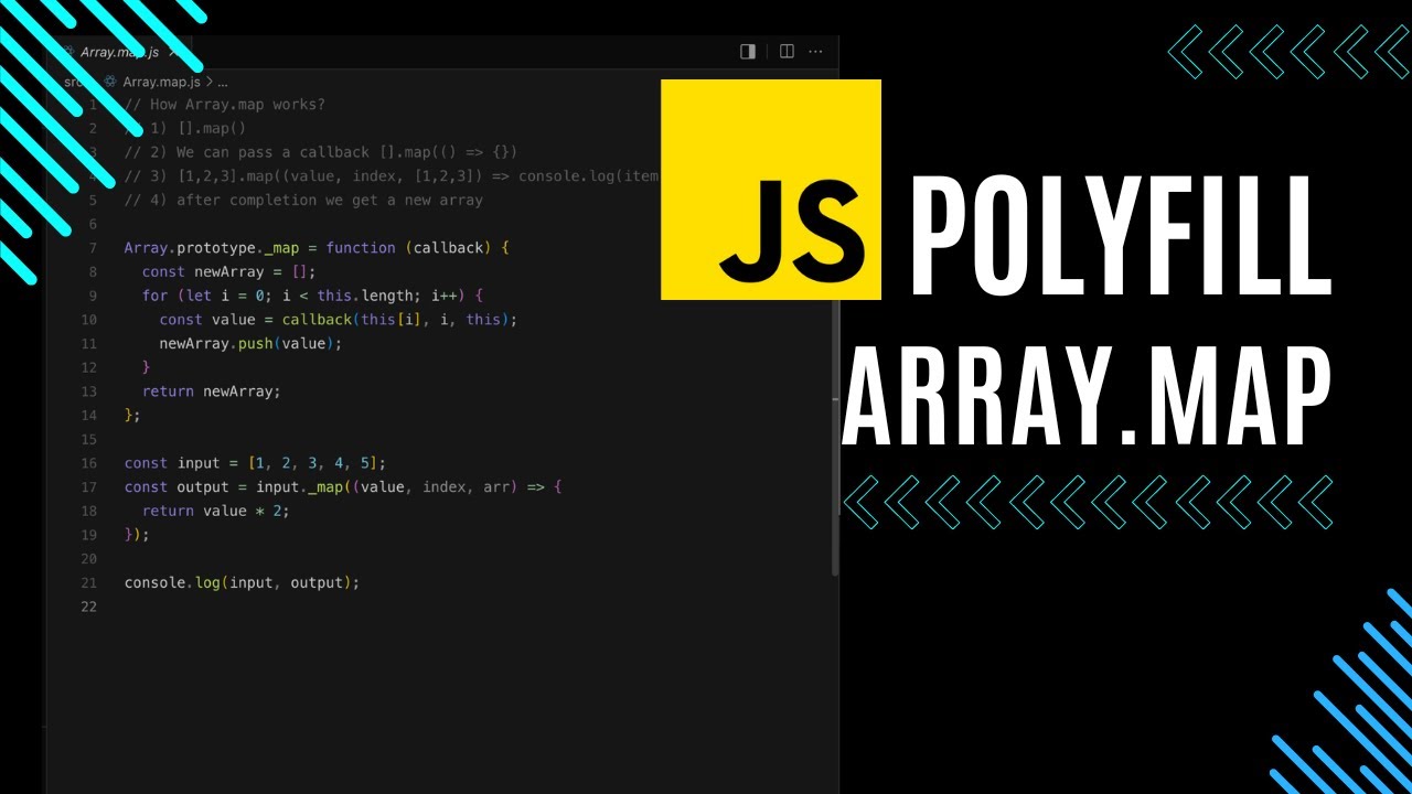 JS Interview Question | How to Create an Array.map Polyfill in JavaScript | Step-by-Step Tutorial