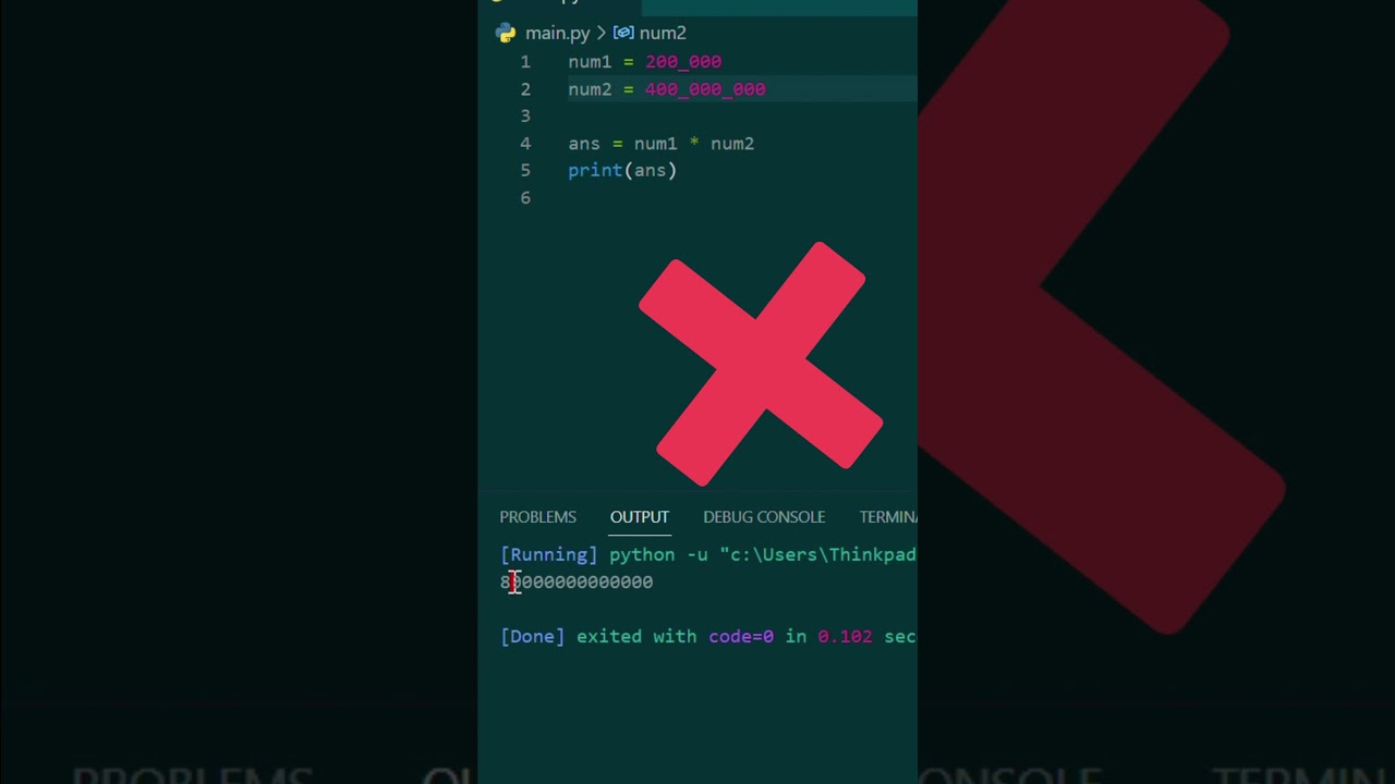 Cool Python Integer Trick You’ll Love! 💡 #Python #Programming