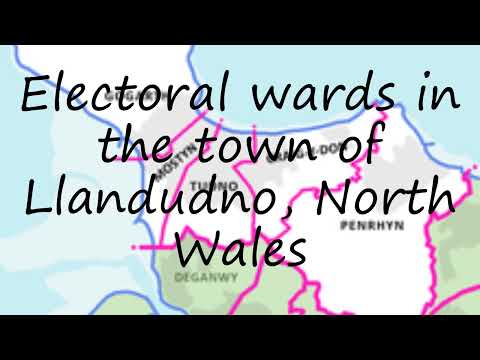 How to pronounce Electoral wards in the town of Llandudno, North Wales in English?