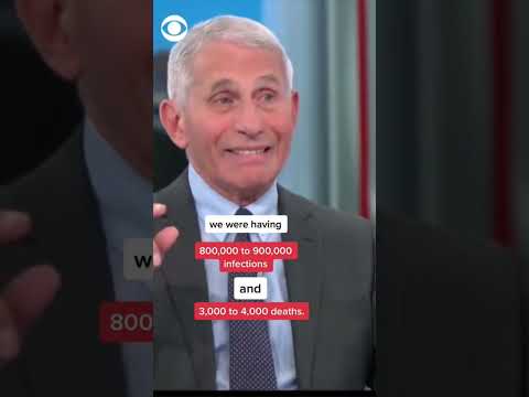 Dr. Fauci says COVID levels now “much better” but not “low enough” in U.S. #shorts