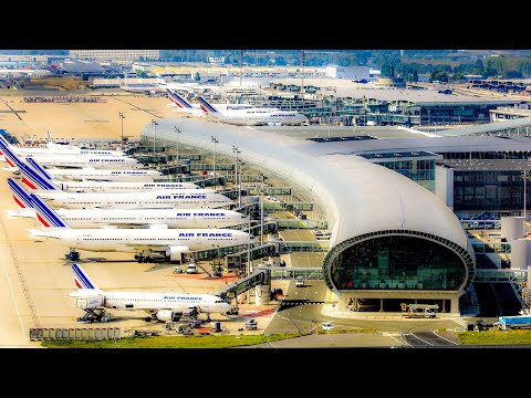 The Walk From Terminal 2A To 2E, Charles de Gaulle Airport, Paris