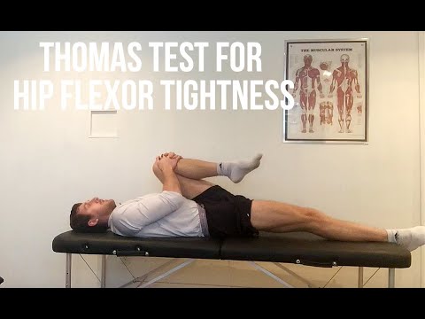 Self Assessment for Tight Hip Flexors (Modified Thomas Test) | Aleks Physio