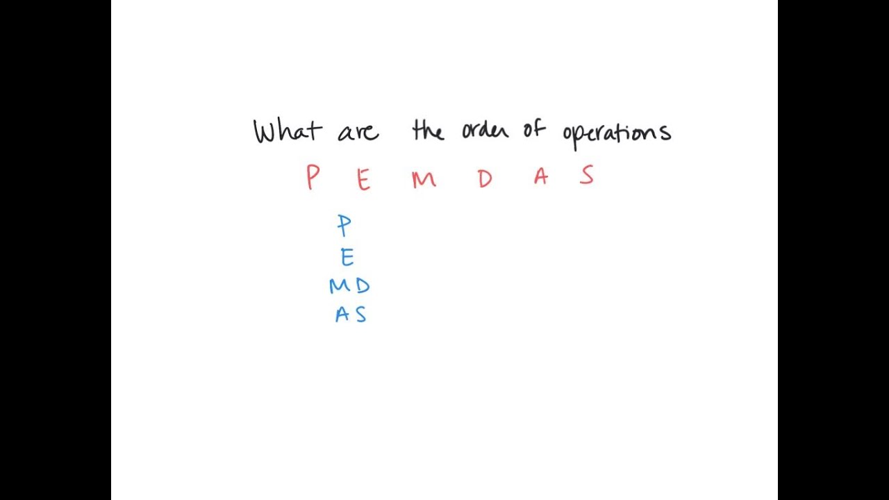 'Order of operations ences  inal Exam Review'