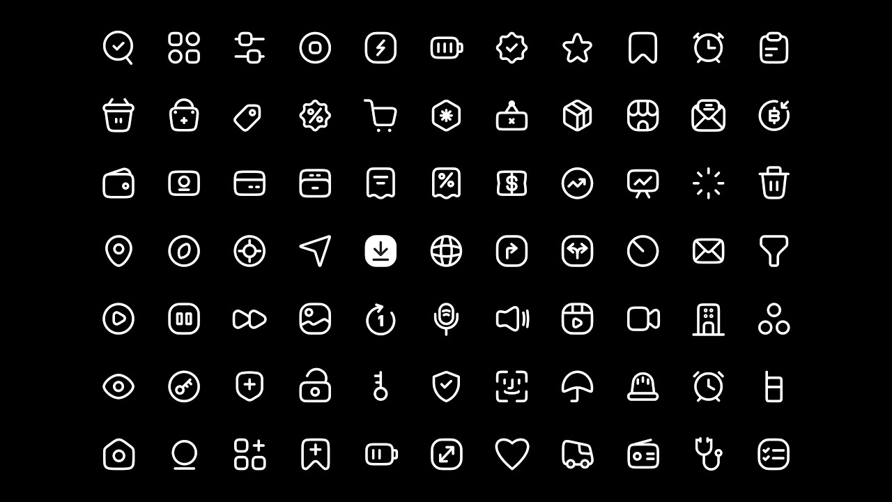 ideate icons - minimal and pixel-perfect icon pack