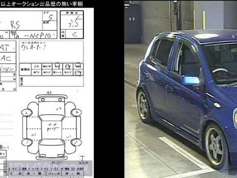 2002 TOYOTA VITZ RS NCP10 - Japanese Used Car For Sale Japan Auction Import
