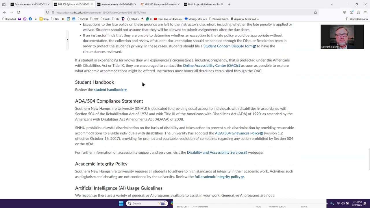 Module 1 Overview MIS 300 Enterprise Information Systems