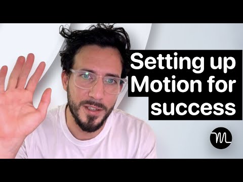 Setting Up Motion for Success
