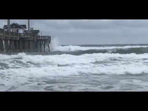 Burly Waves Pound OBX Beaches | robertscribbler
