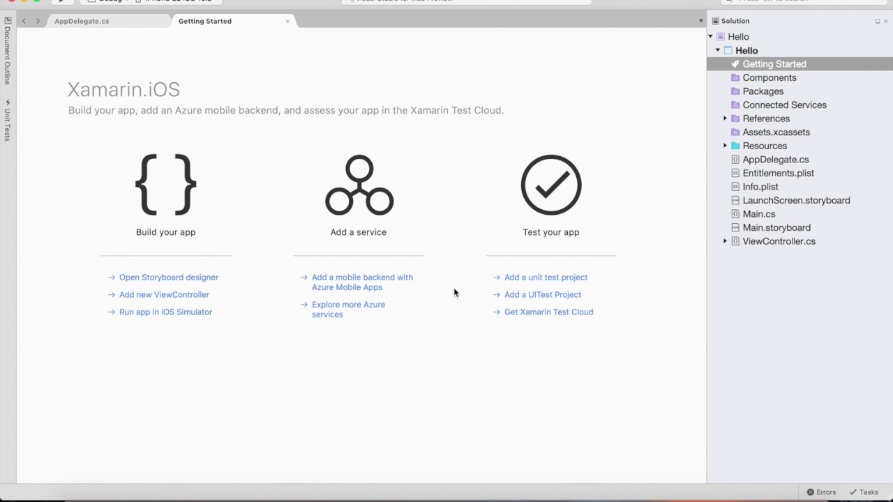 Xamarin For ios -Tutorial 1 (hello world)