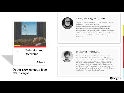 New edition of Behavior and Medicine by Danny Wedding, PhD, and Margaret L. Stuber, MD