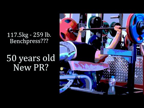 117.5kg / 259 lb. (50 yr. old new PR?) #health #weightlifting #powerlifting