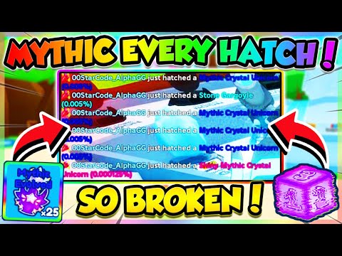 HOW TO GET MYTHICS EVERY HATCH in Bubblegum Simulator Infinity!! (Roblox)