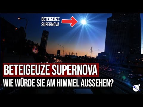 Betelgeuse Supernova - What would it look like in the sky?
