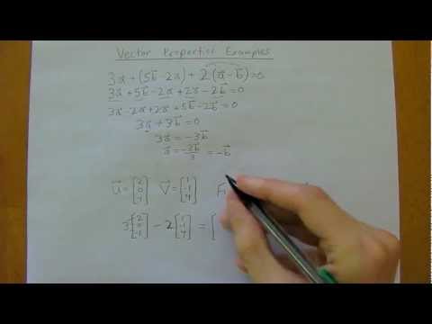 Vector Algebra Examples  [Linear Algebra]