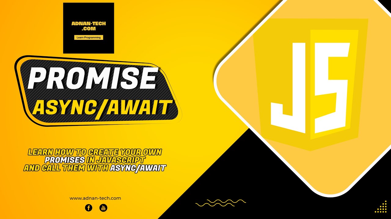 Create your own promise and call it with async await in Javascript