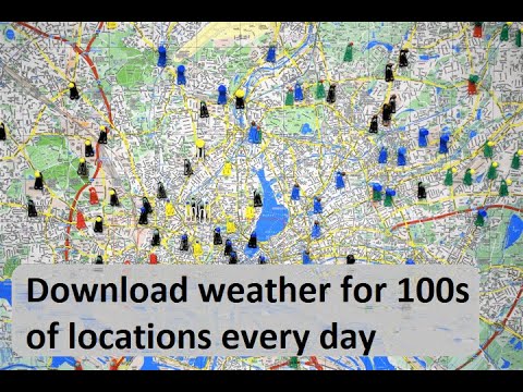 Easily Download Weather Data for 100s of Locations Using Scheduled Queries