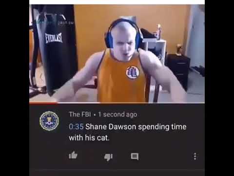 Shane Dawson spending quality time with his cat