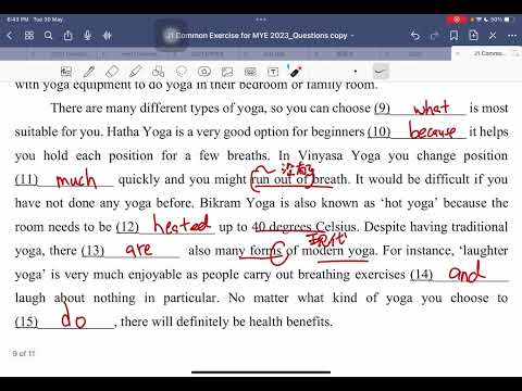 J1 common exercise cloze test, language forms and functions, closest in meaning