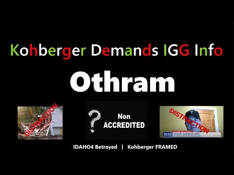 Kohberger Demands IGG Info : Othram Unaccredited