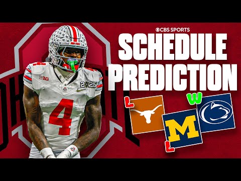 Ohio State Buckeyes 2025 Schedule Prediction | Can they repeat as National Champions?? 🏆