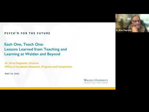 Each One, Teach One: Lessons Learned from Walden and Beyond