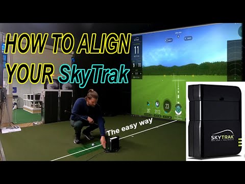 HOW to ALIGN your #Skytrak Golfsimulator the easy way, with 3&1 Golf