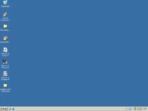 Windows Server 2003 but with the fake "UK startup sound"