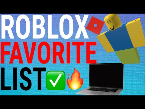 How To See Your Favorites On Roblox Desktop / PC