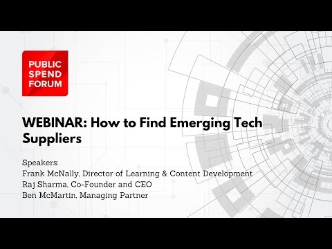 How to Find Emerging Technology Suppliers in Government Contracting