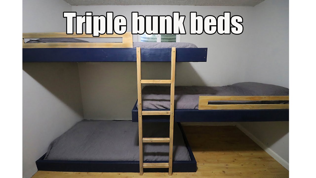DIY Triple Bunk Bed