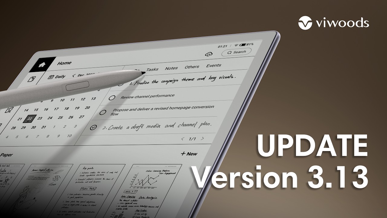 The Viwoods E-ink Tablet Just Got Better (3.13 Update)