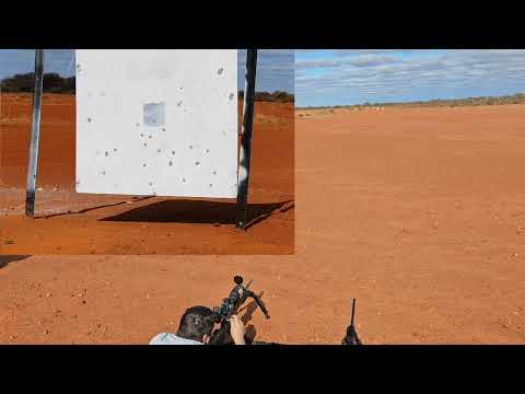 350m with Lithgow LA101 22LR ,ammo cci clean 22