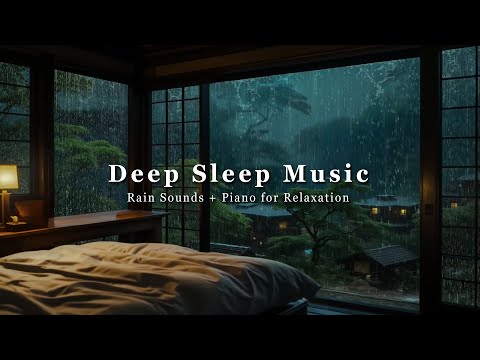 10 Minutes of Deep Sleep Music - Relaxing Piano & Rain Sounds for Stress Relief and Insomnia