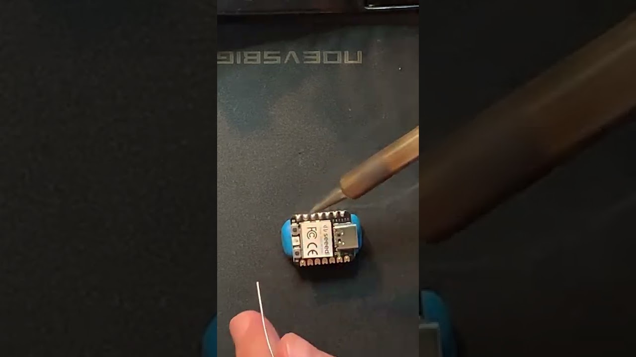 How to solder a Seeed Xiao RP2040