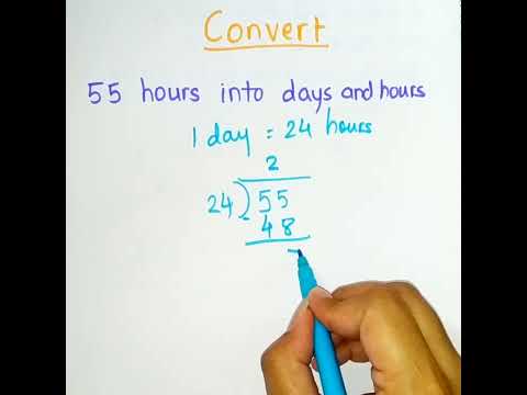 Conversion of hours into days|#$horts By Learn-It Academy 🙏😊👍