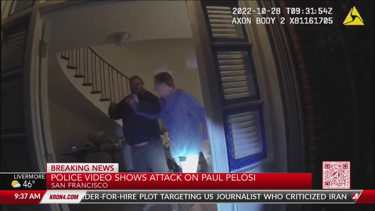 Paul Pelosi attack body cam footage