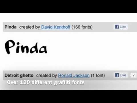 Download Cool Graffiti Fonts