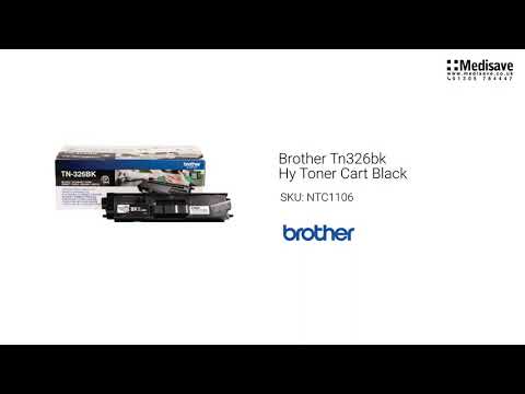 Brother Tn326bk Hy Toner Cart Black NTC1106 1920x1080