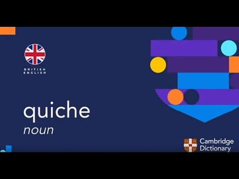 How to pronounce quiche | British English and American English pronunciation
