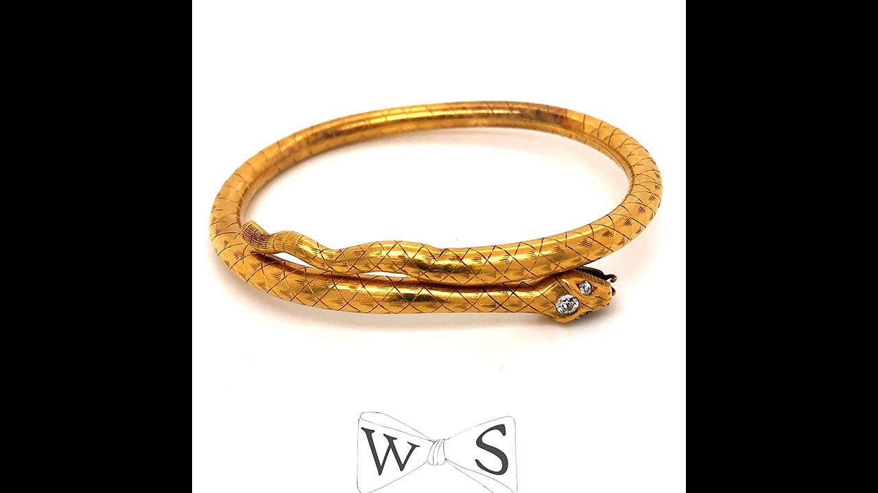 Victorian snake bracelet V10155