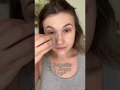 ✨Incredible✨ Foundation for Summer - It Cosmetics CC+ Cream #shorts #grwm #summer #makeuptutorial