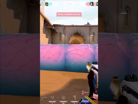 this has GOT to be the luckiest shot in a scrim EVER... #valorantshorts #valorant #gaming