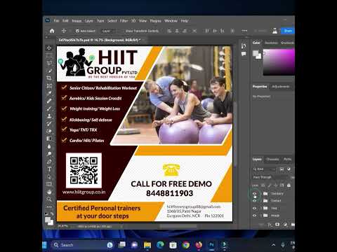 Poster making ideas / Gym Poster / Contact us for your work