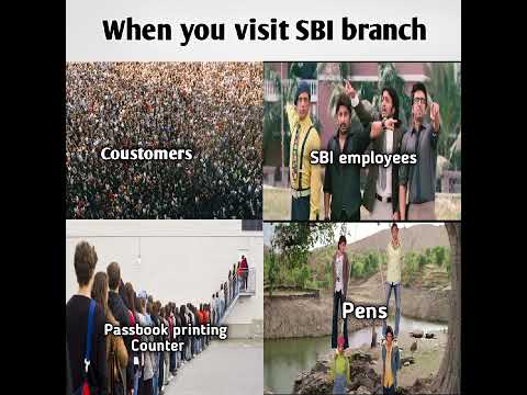 😂Welcome to SBI #funny #SBI #Indianbank